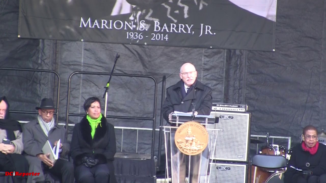 Unveiling of Marion S. Barry Jr. Statue in Washington DC - YouTube