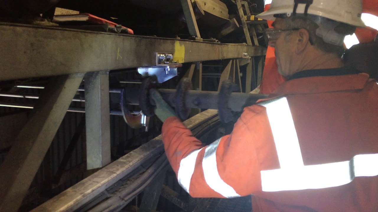 Return Roller Safety Bracket - YouTube