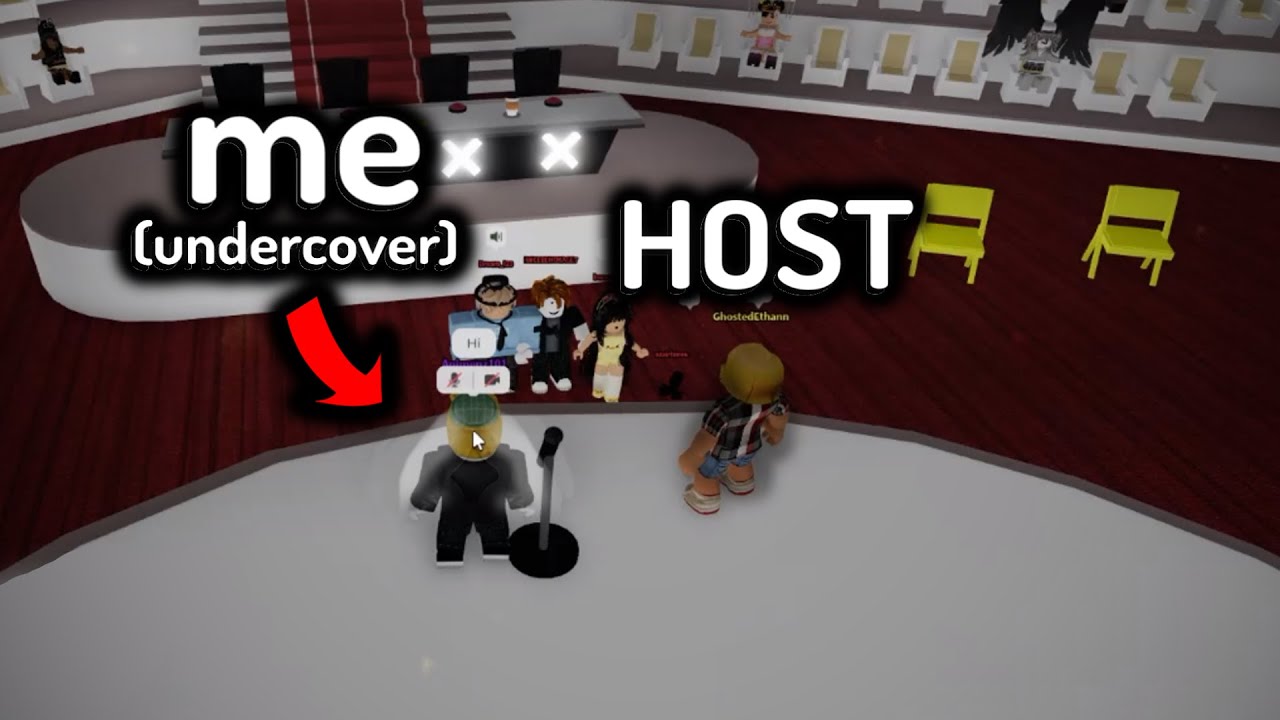 going undercover in a voice chat server in roblox got talent - YouTube