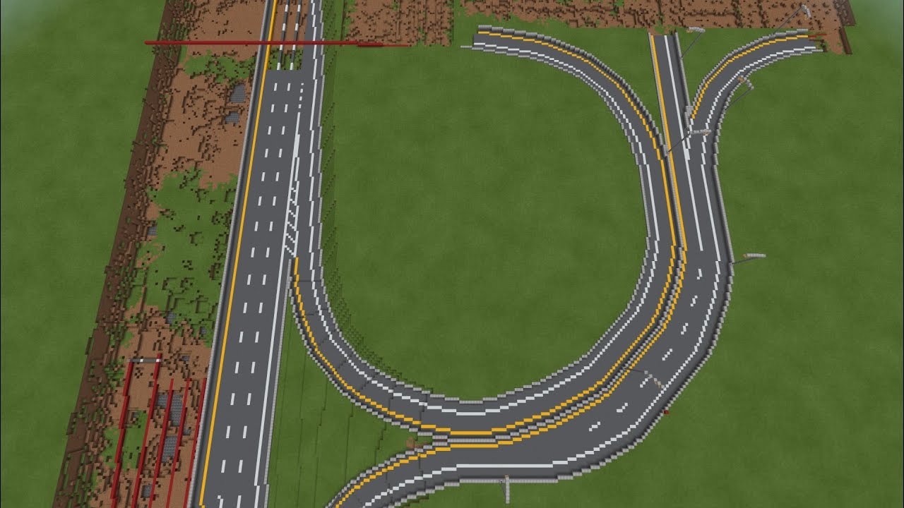 Minecraft: Freeway Construction - Episode 7 - Interchange #2 - Part 2 ...