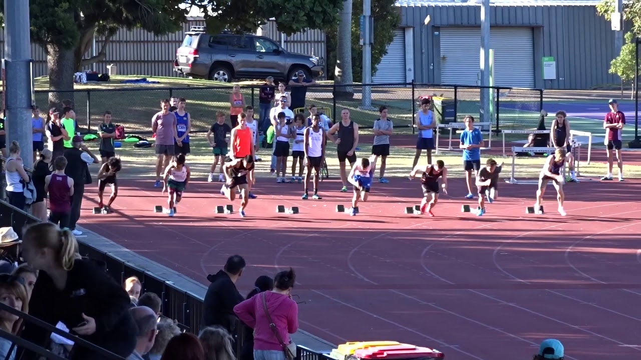 Ht2. 100m Men, UQ Sport Spring Series #3, UQ ATHLETIC CENTRE 11/08/2018 ...