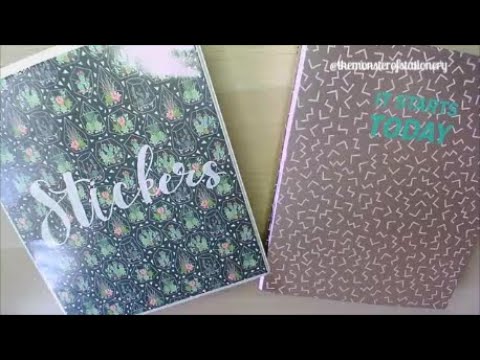 DIY Sticker Folder - YouTube