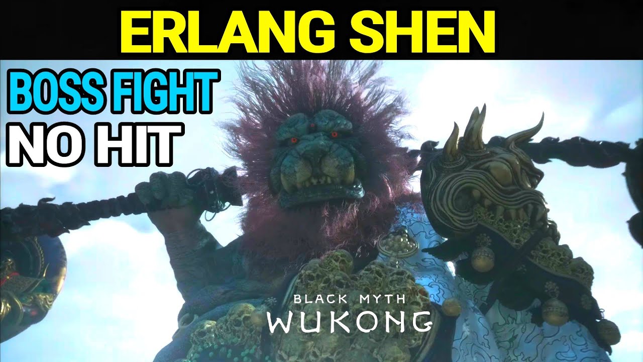 Black Myth Wukong - Erlang Shen Boss Fight No Hit - YouTube