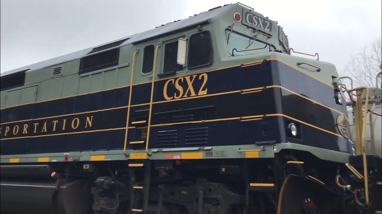 CSX M692 with OCS train - YouTube