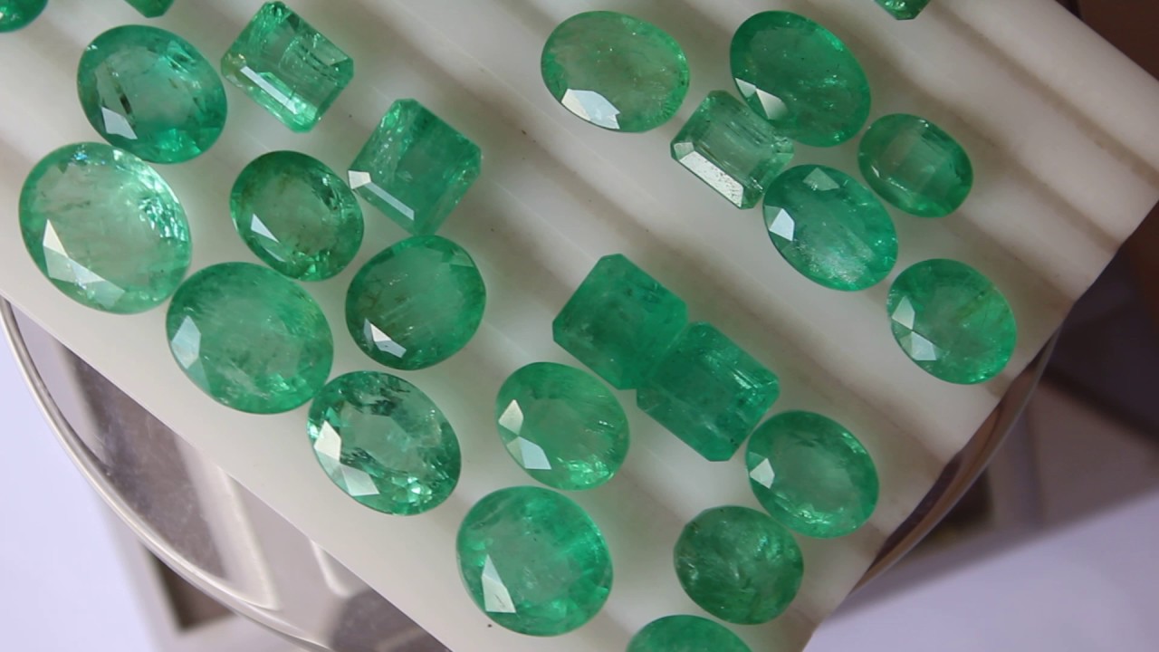 154.70 Ct Fine Natural Emerald Mix Russian UN Treated LooseGem Stone ...