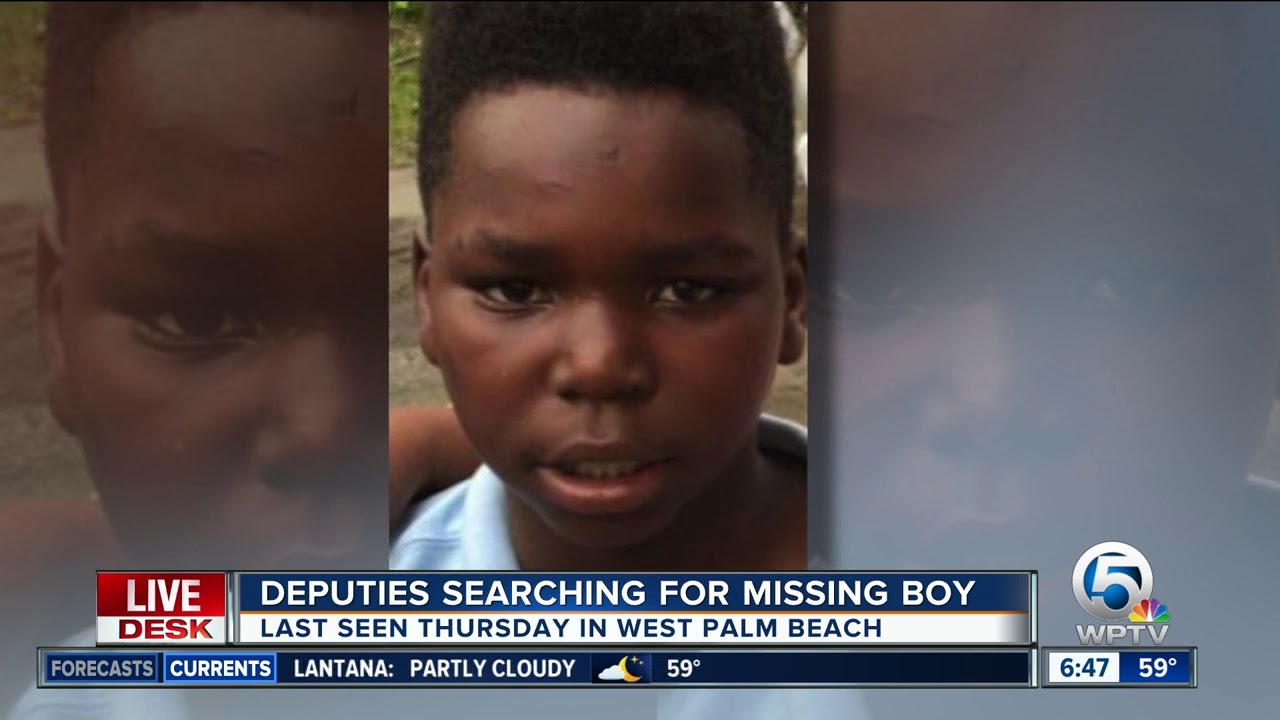 Joseph Neals: Deputies searching for missing boy in West Palm Beach ...