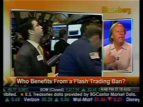 Inside Look - Who Benefits From a Flash Trading Ban? - Bloomberg - YouTube