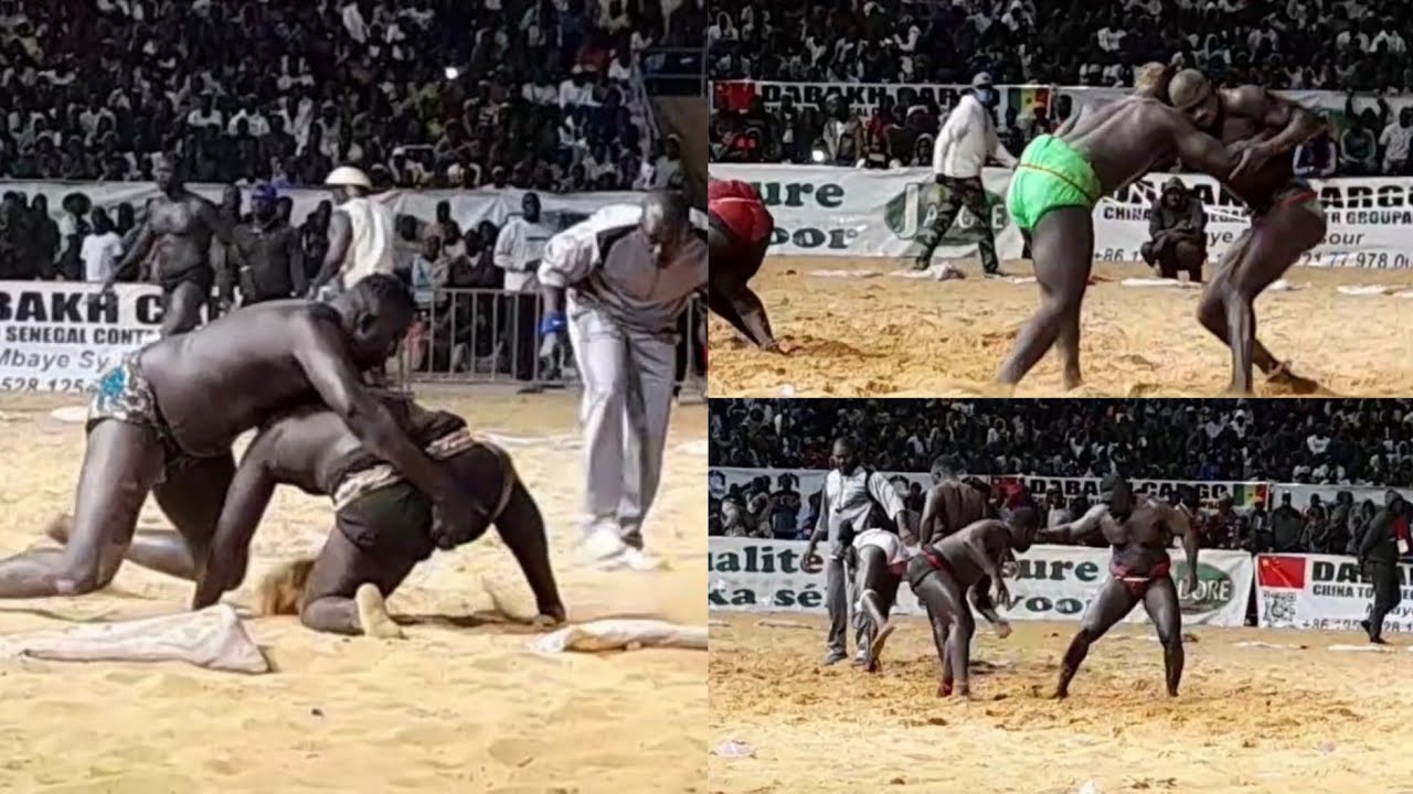 Lutte simple en direct Arène Nationale mise 10 Millions quart de finale ...