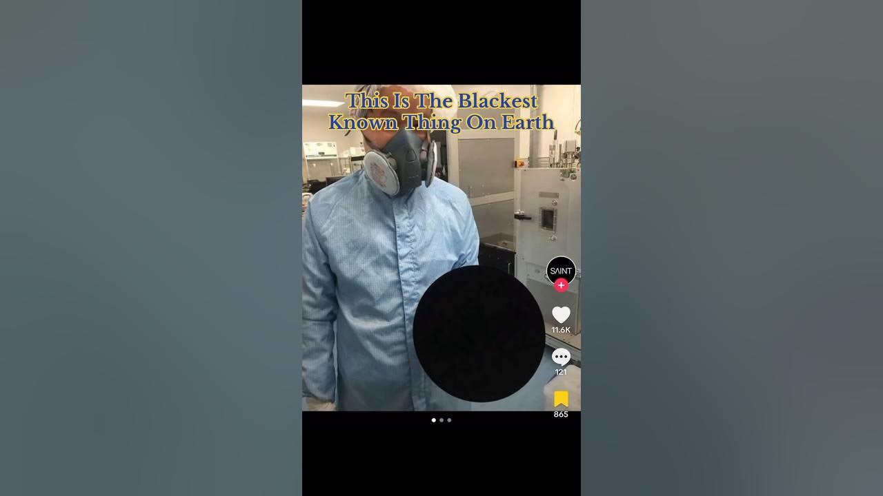This Is The Blackest Known Thing On Earth 🤔 #interesting - YouTube
