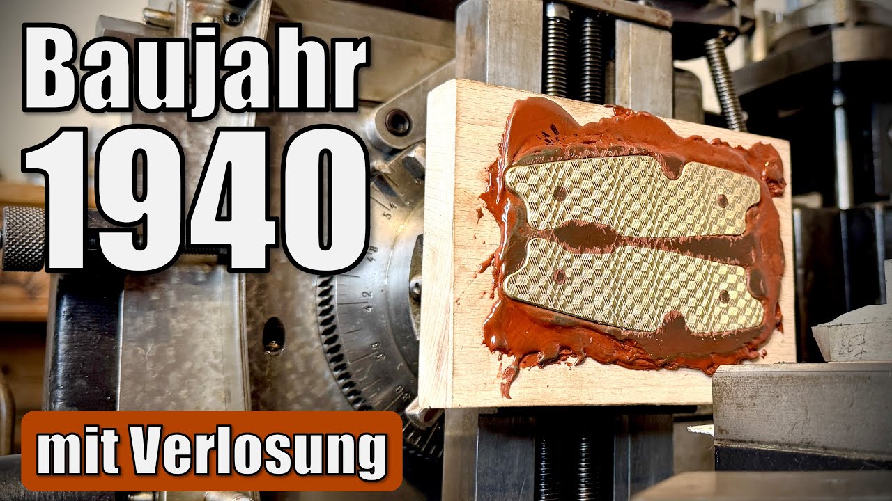 Mit 80 JAHRE alter STRAIGHT LINE ENGINE Multiverse Inlays gravieren ...