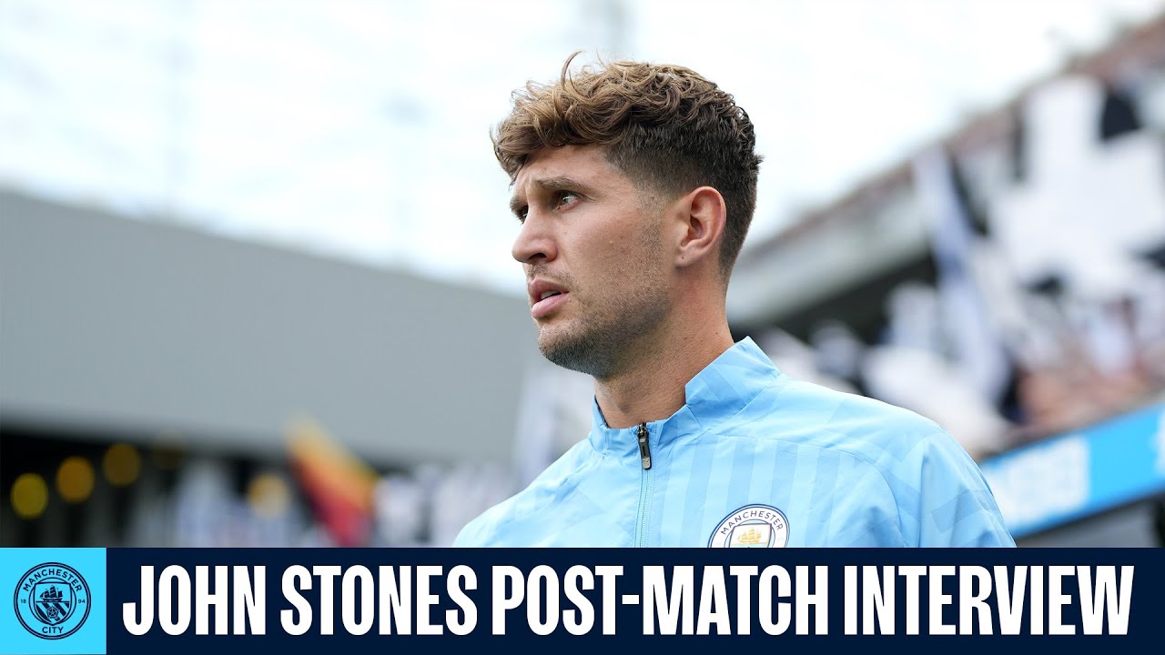 John Stones reacts to 3-3 draw v Newcastle United | Premier League ...