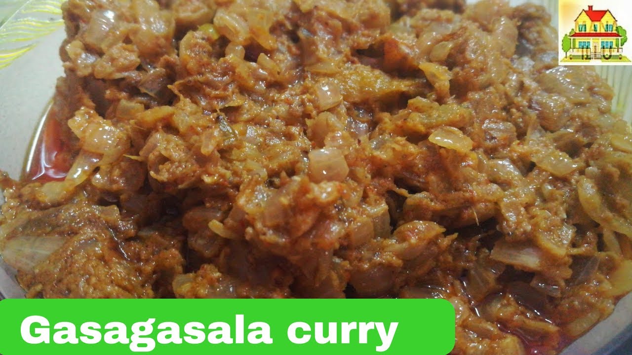 GASAGASALU CURRY RECIPE IN TELUGU || గసగసాల కూర || MANA ILLU - YouTube