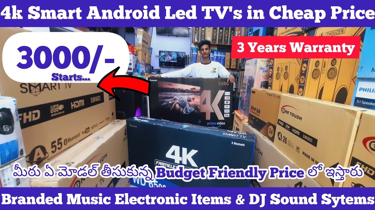 Buy 4k Smart Android LED TV in Cheap Price, Budget Friendly Branded ...