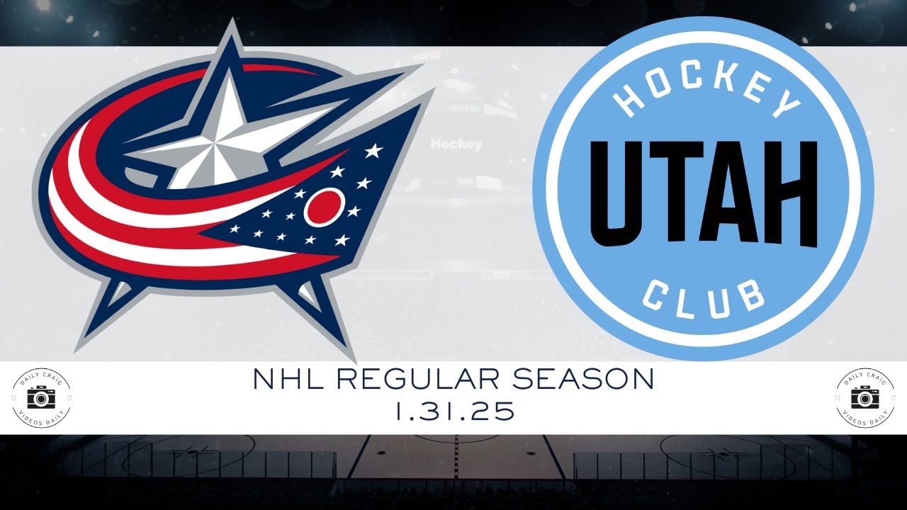 Blue Jackets vs Utah Sim - Full Game Highlights (NHL 25 SIM) - YouTube