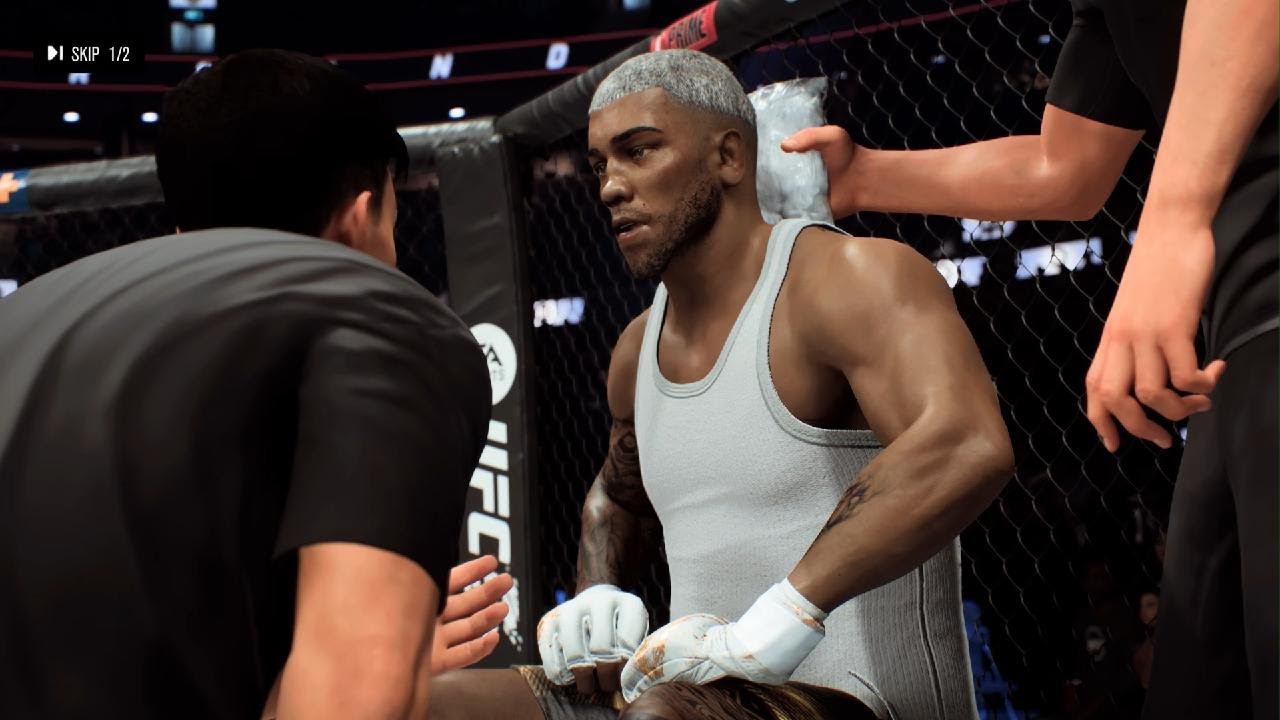 EA SPORTS UFC 5 fake glove touch regrets his action - YouTube