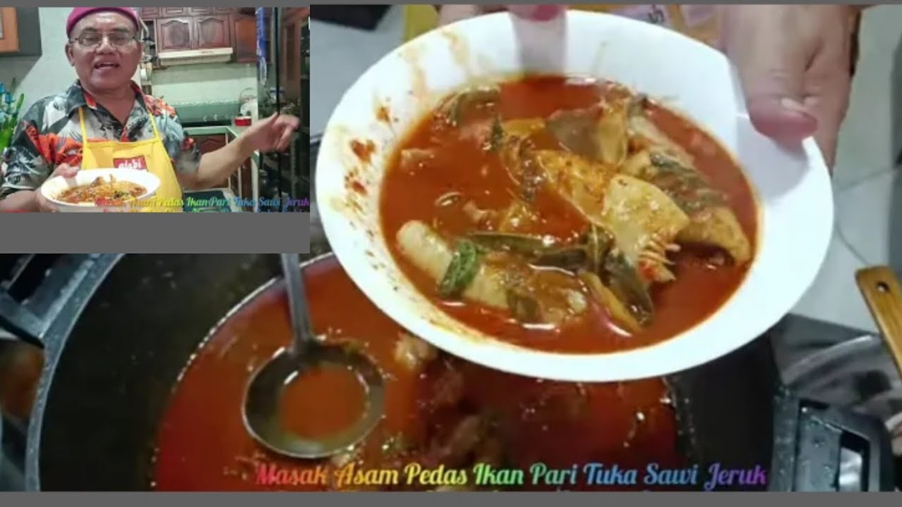 Masak Asam Pedas Ikan Pari Tuka Sawi Jeruk Enak Mantop Cara Abang ...