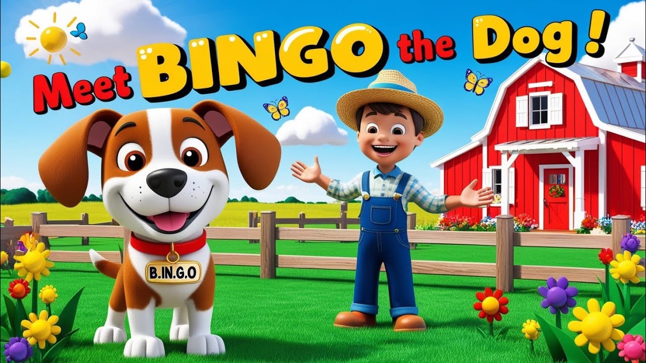 "🎶 Sing Along! Bingo Dog's Fun Nursery Rhyme for Kids | Catchy ...