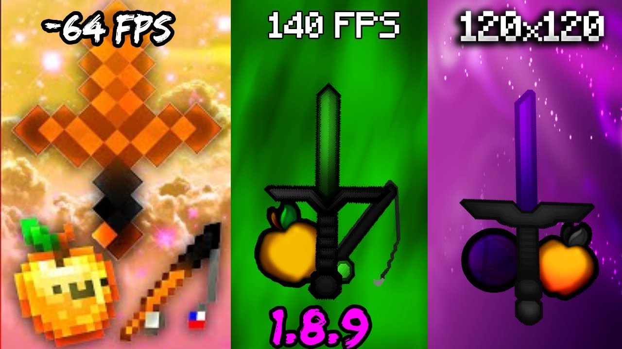 Los MEJORES TEXTURE PACK de Minecraft PvP - YouTube