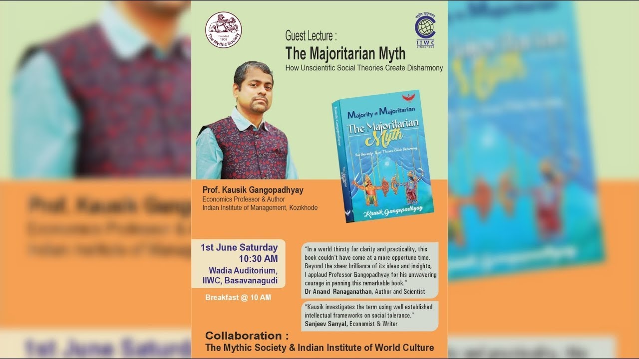 Prof. Kausik Gangopadhyay on The Majoritarian Myth - YouTube