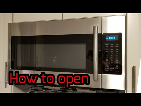 How to open a microwave - YouTube