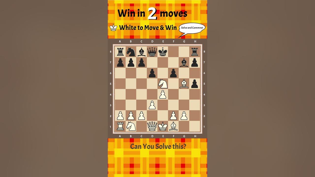 Chess Puzzle Mate In Two Move #101: Can You Spot the Winning Move? - YouTube