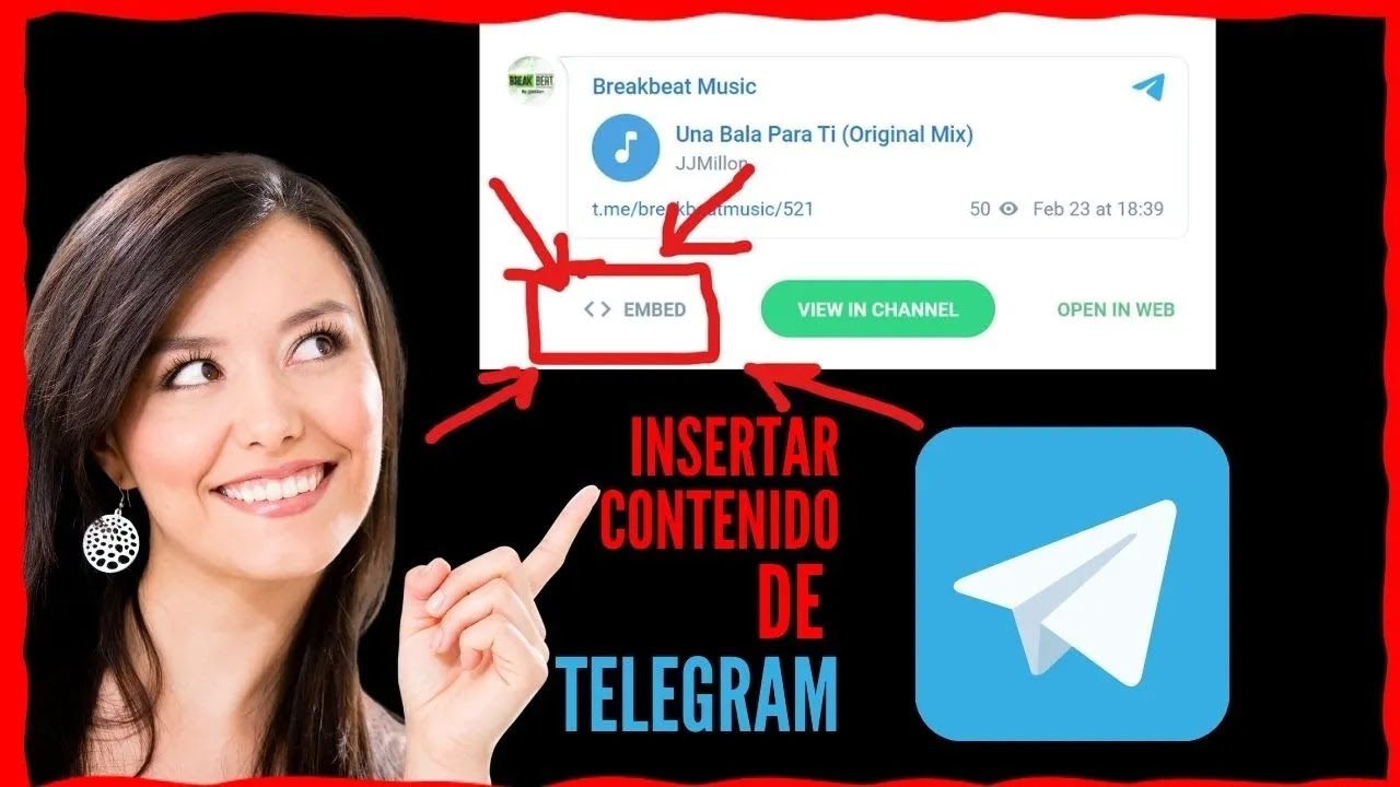 Insertar contenido de Telegram en una página o blog HTML - YouTube