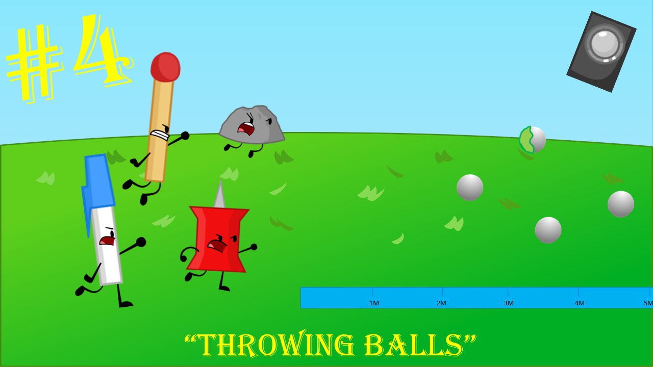 BFDI Reinvented Episode 4-"Throwing Balls" - YouTube