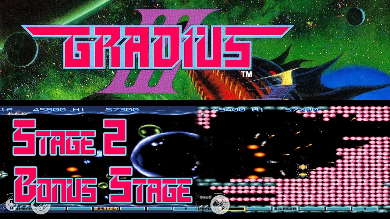 Gradius 3 | Gameplay | Snes | Secrets and Tips | Stage 2 - Bubble Zone ...