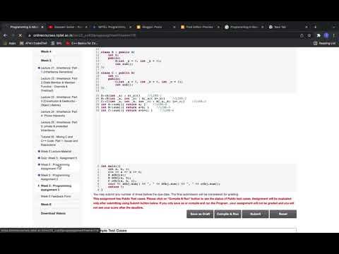 Programming In Modern C++ Week 5 Programming Assignment 1,2 - Youtube