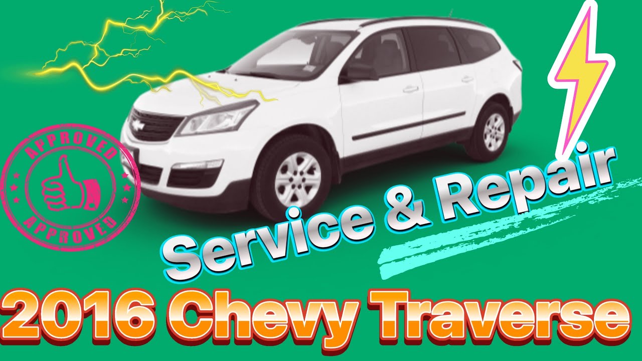 2016 Chevy Traverse Service & EVAP Purge Sensor Replacement - YouTube