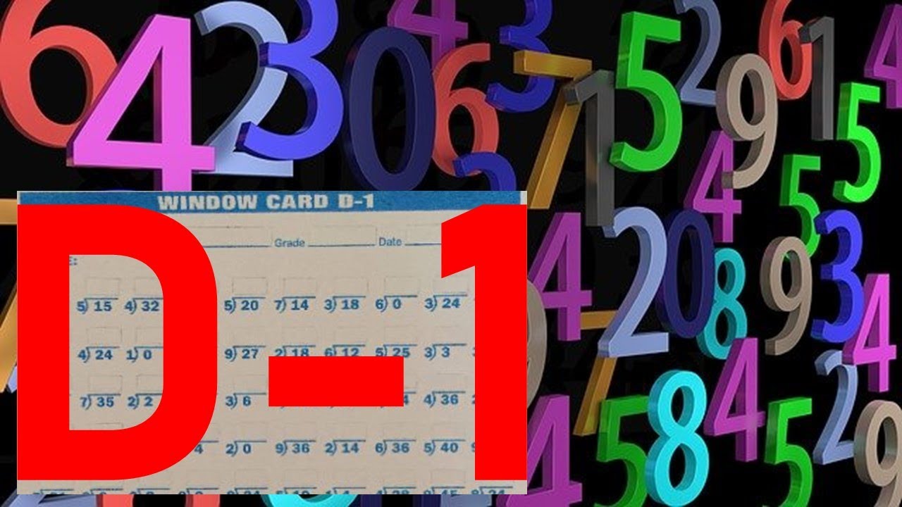 D-1 | DDCARD TEST PRACTICE (Set 1) | WINDOW CARD - YouTube