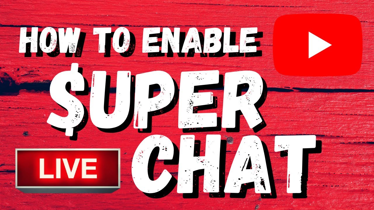 How To Enable Super Chat On YouTube | Step By Step | YouTube super chat ...