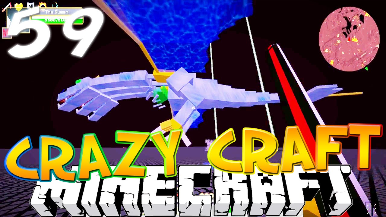 Minecraft CRAZY CRAFT 3.0 #59 "QUEEN IN A LUCKY BLOCK!" - YouTube