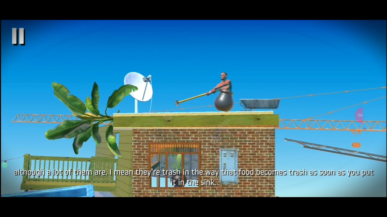 Getting Over It Starting to Orange Hell - YouTube