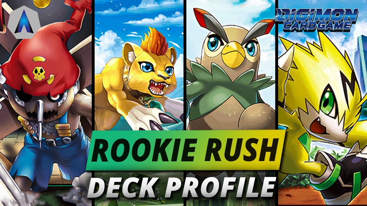 Digimon! TIER 1 COMPETITIVE!!! Yellow & Green Rookie Rush Deck Profile ...