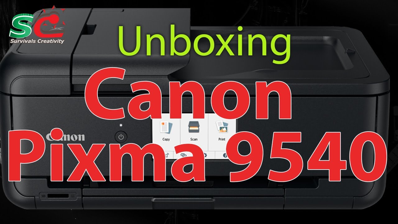 Unboxing Canon PIXMA 9540 - YouTube