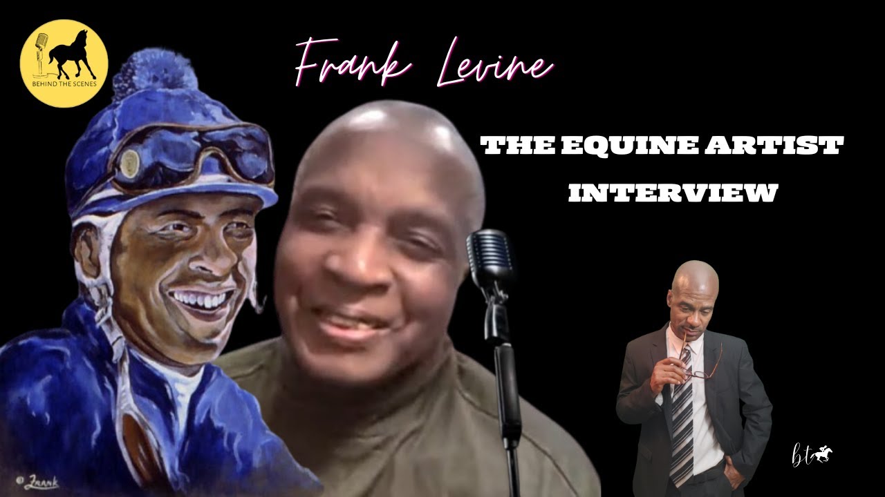 Behind the Scenes with guest Equine artist Frank Levine who works magic ...