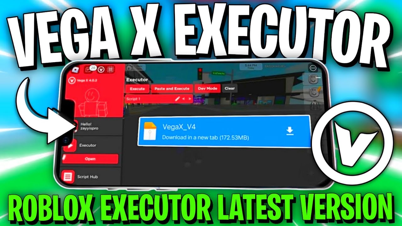 Vega x Roblox Mobile Executor Latest Version ~ Working Roblox Exploit ...