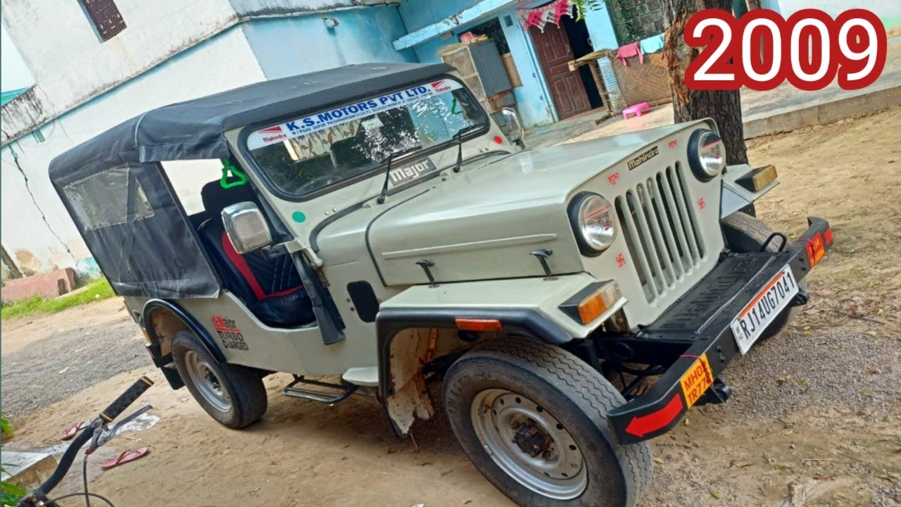 Mahindra major Jeep, second hand major jeep model 2009,old model major ...