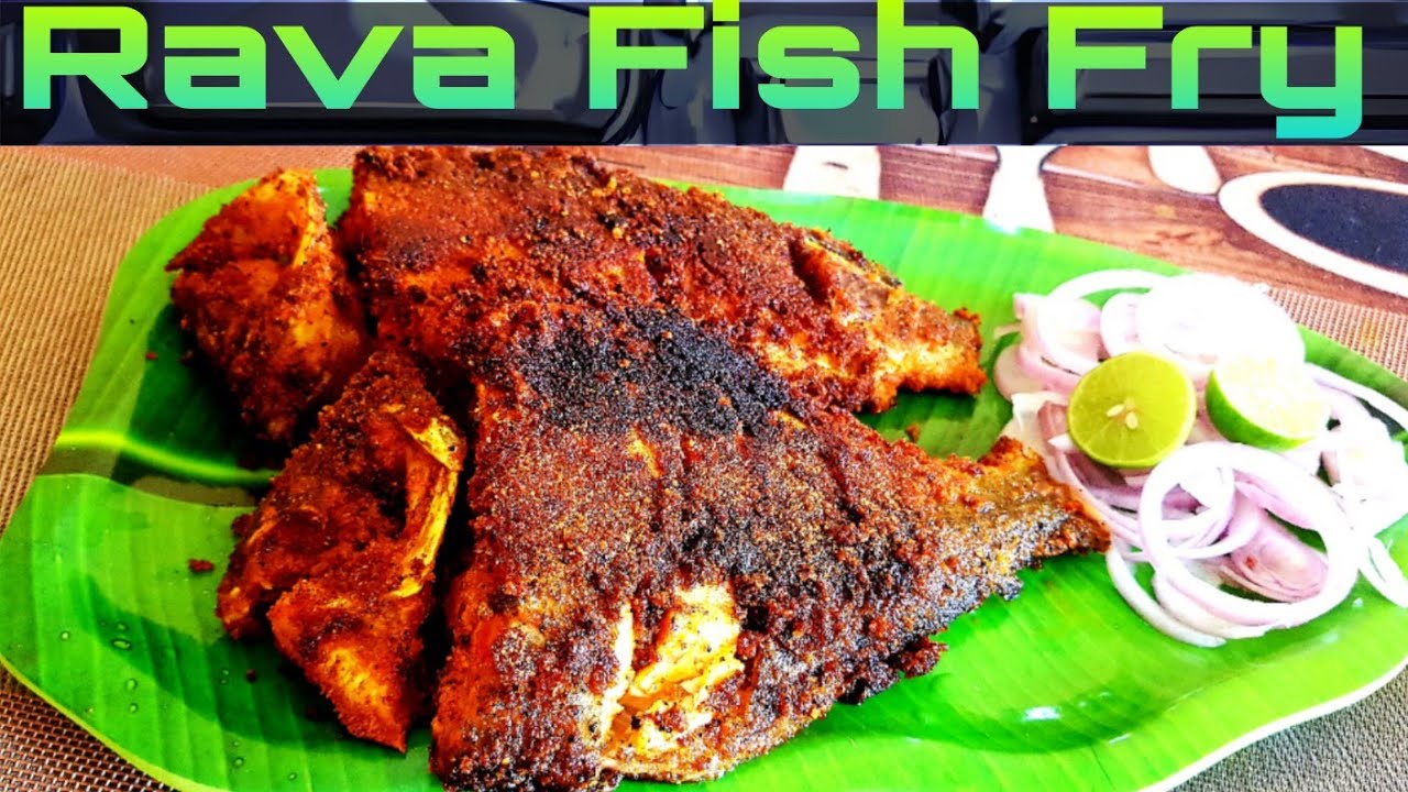 Super Crispy & Juicy Rava Fish Fry | Rava Fish Fry On Tawa By Dream's ...