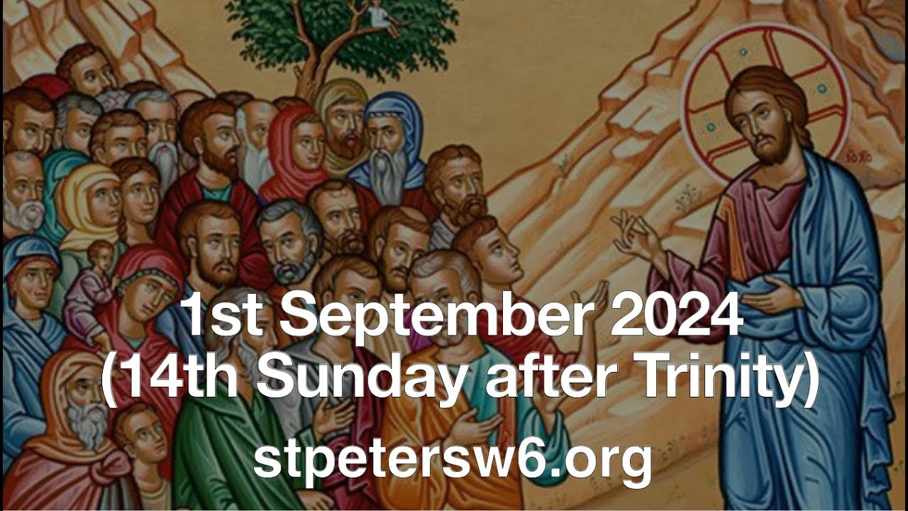 Sunday Worship from St Peter's (1st September 2024) - YouTube