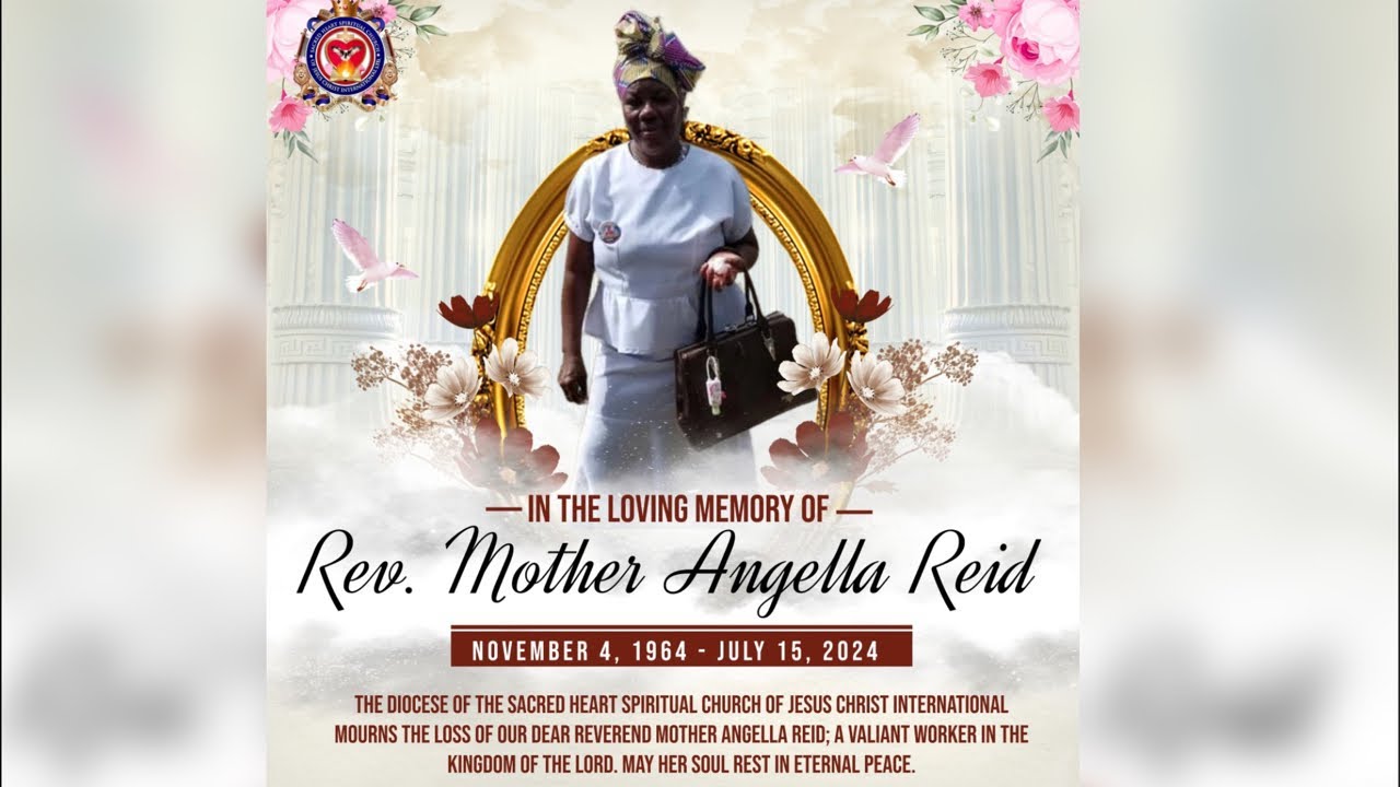 Funeral Service For the Late Rev Mother . Angella Reid (Ms. Angie) 🕊️🕊️ ...