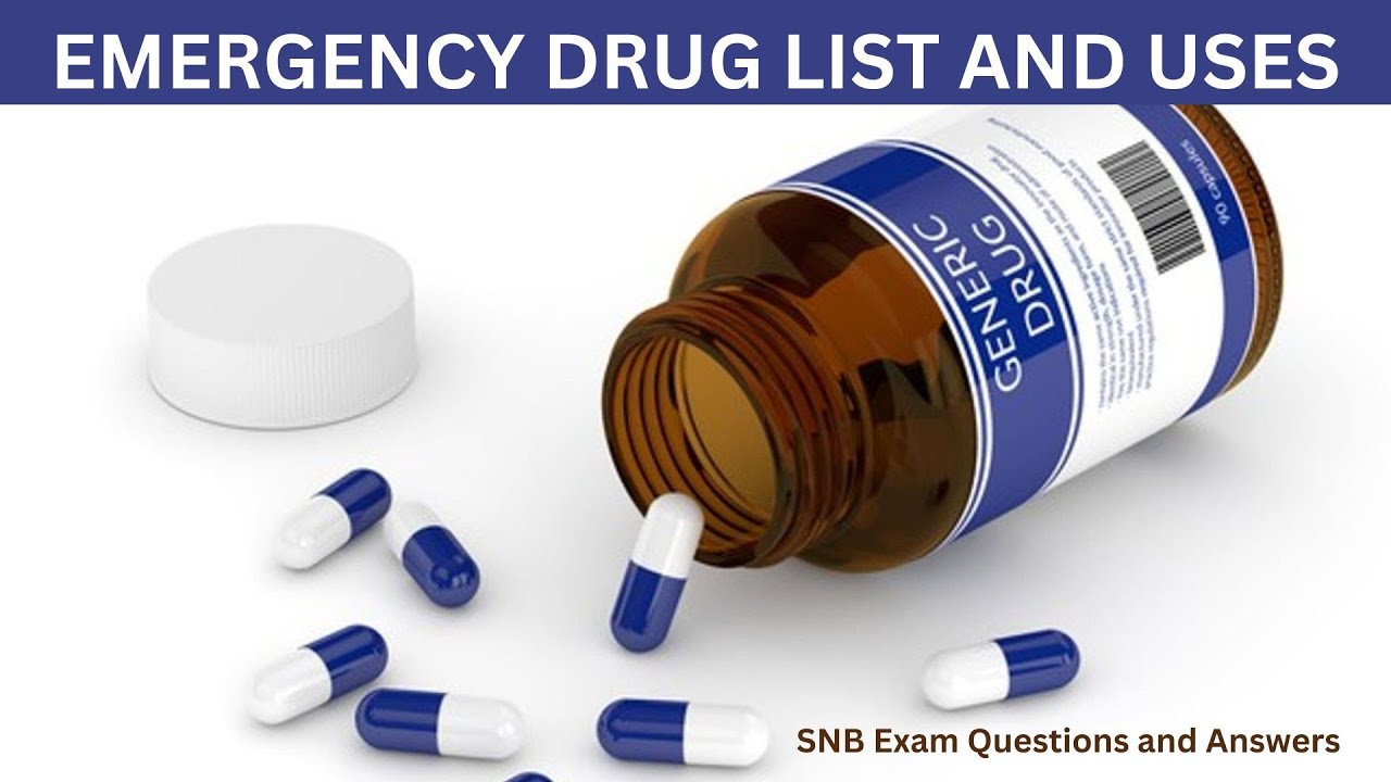 EMERGENCY DRUG LIST AND USES Singapore Nurse Exam Preparation snb emergency-drug-list-and-uses-singapore-nurse-exam-preparation-snb