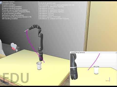 Table Cleaning Robot - Find path - YouTube
