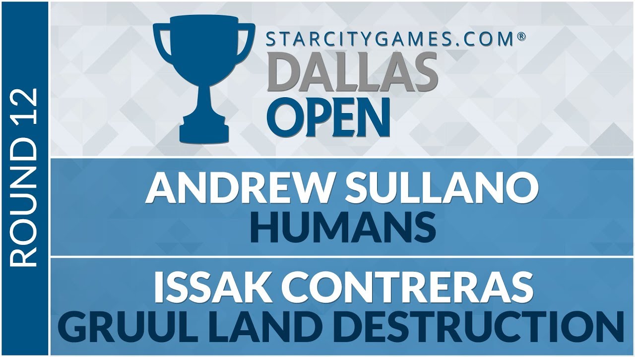 SCGDFW: Round 12 - Andrew Sullano vs Issak Contreras [Modern] - YouTube