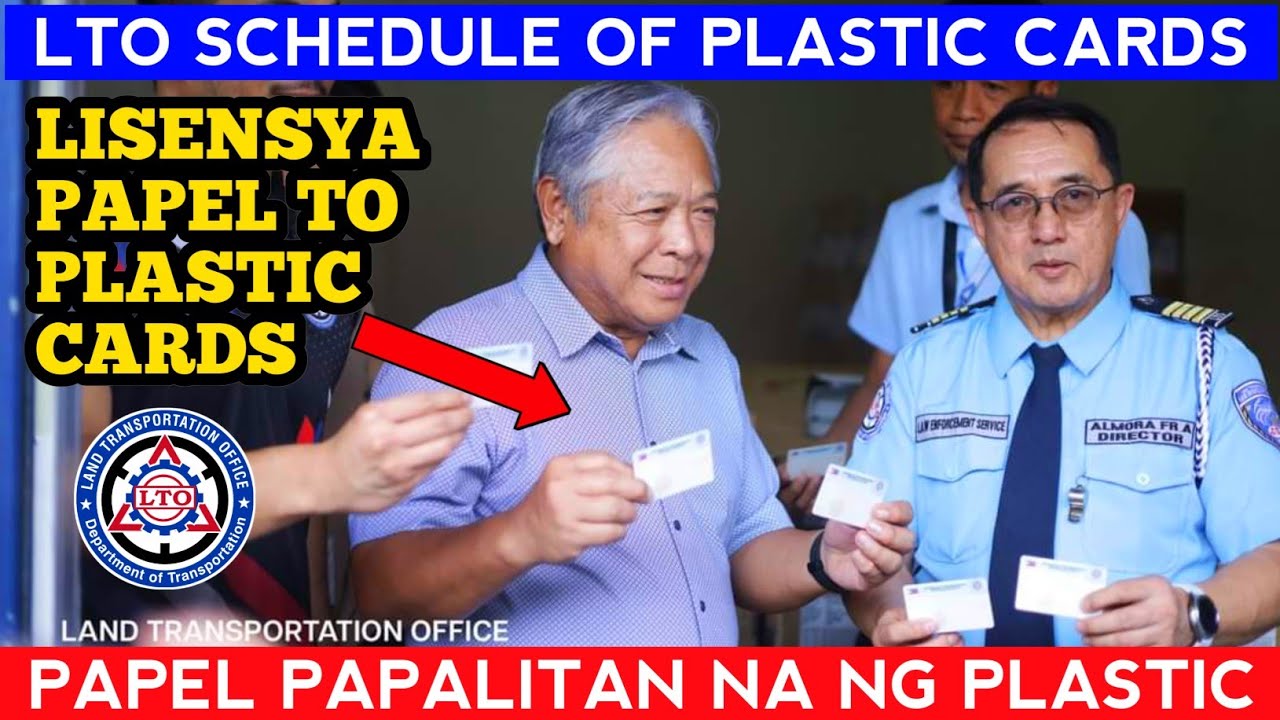 PAPEL na Lisensya pwede na palitan ng Plastic Cards | LTO 2024 - YouTube