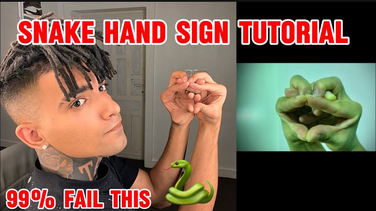 SNAKE HAND SIGN TUTORIAL 🐍 - YouTube