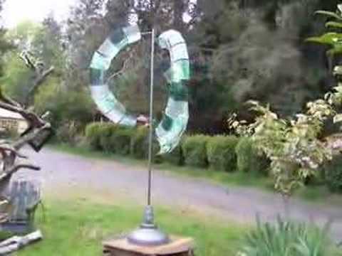 kinetic glass art sculpture - YouTube