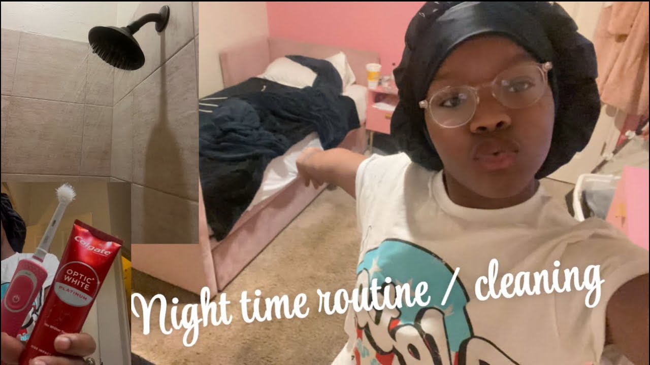NIGHT TIME SHOWER ROUTINE | Skincare + reset & relax etc ! - YouTube