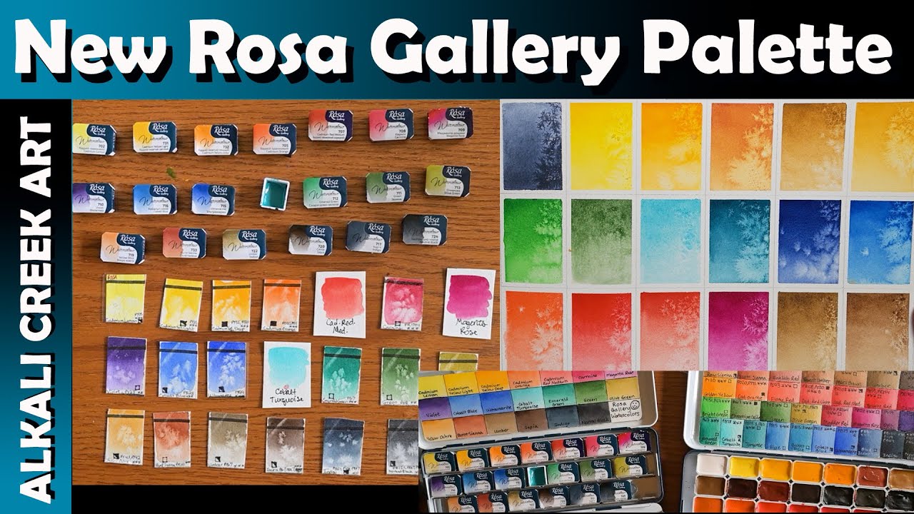 Adding 15 New Colors to my Rosa Gallery Palette and Making a New Palette! - YouTube